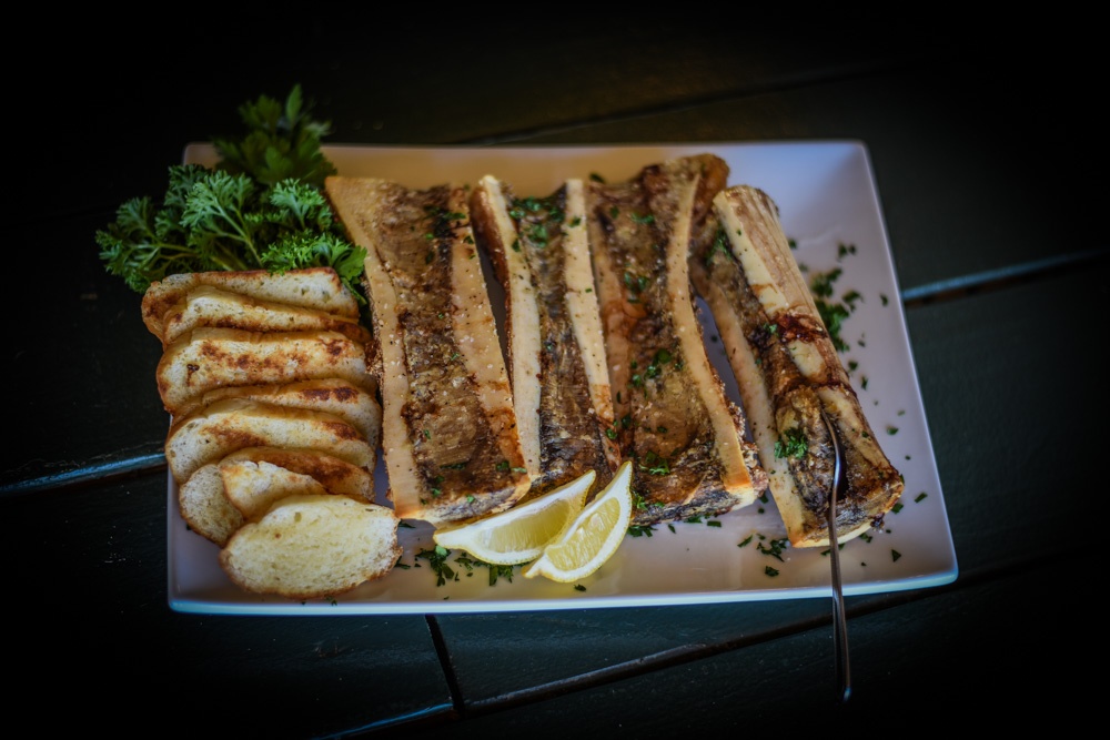 Roasted Canoe Marrow Bones