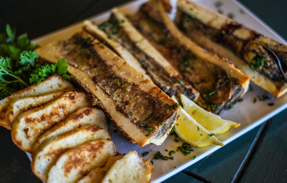 Roasted Canoe Marrow Bones