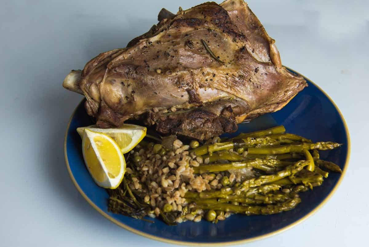 Ragout of Lamb and Spring Vegetables with Farro