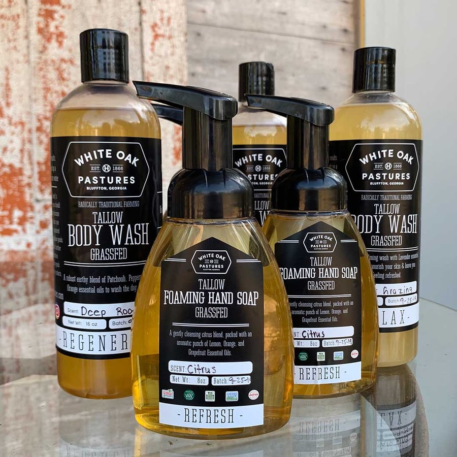 The World's First Foaming Tallow Soap